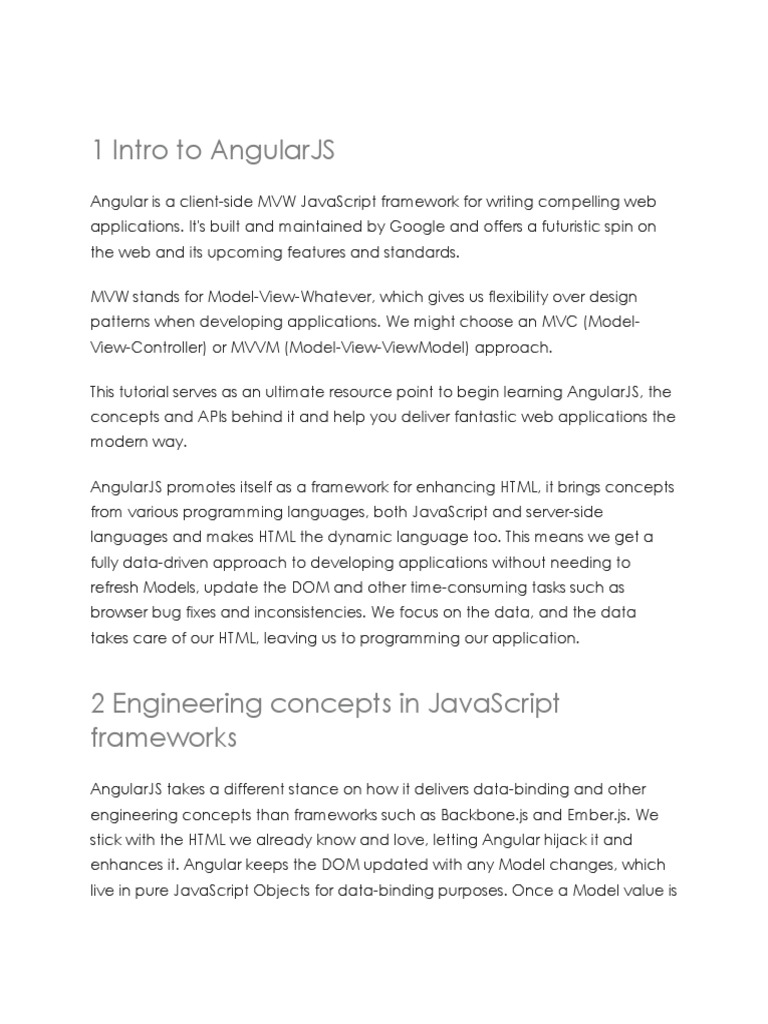 Angualr Concepts | PDF | Angular Js | Scope (Computer Science)
