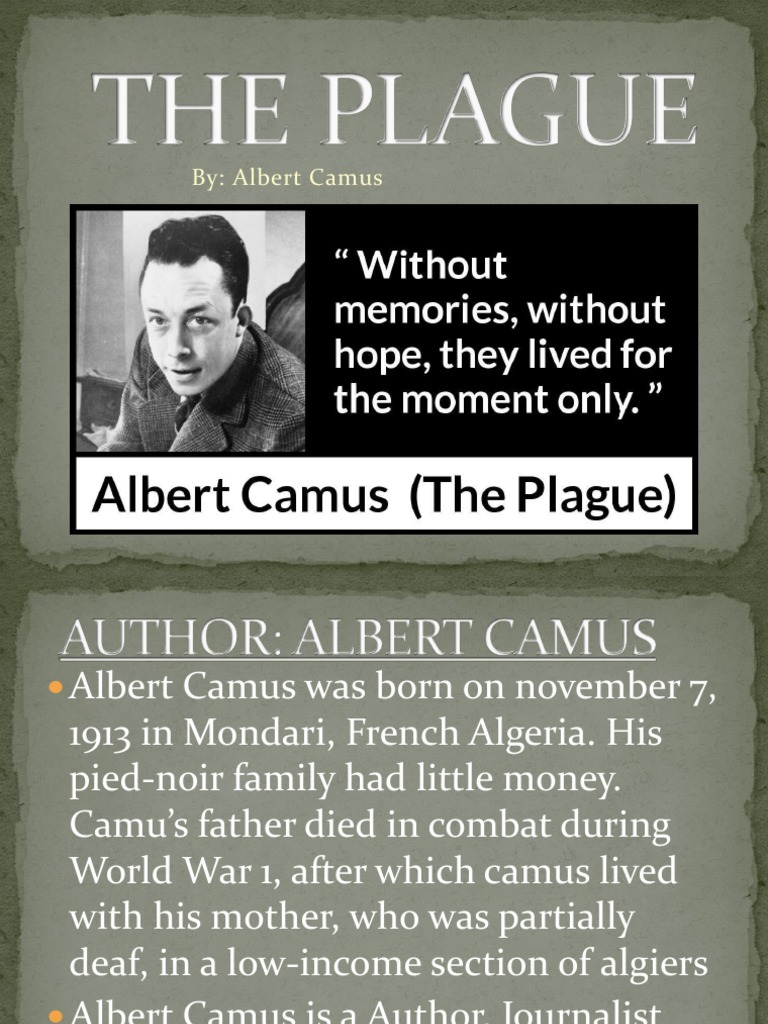 The Plague | PDF | Albert Camus