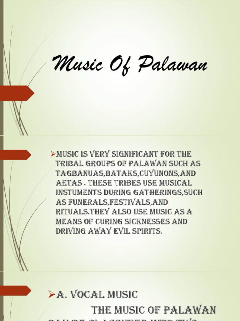 Music of Palawan-SSc 7 JC | PDF