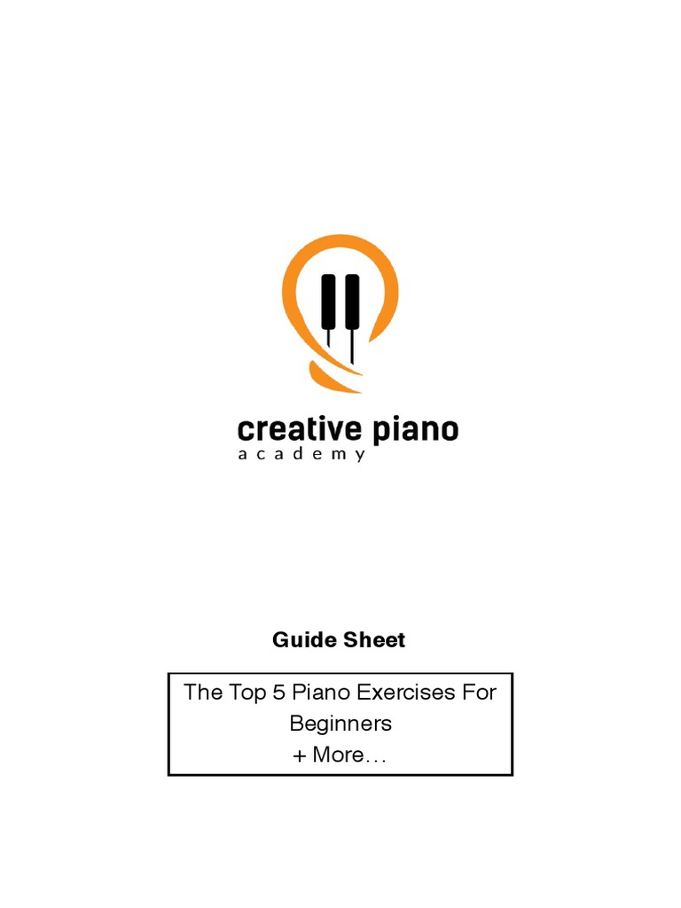 The Top 5 Piano Exercises For Beginners Book and Way More PDF | PDF ...