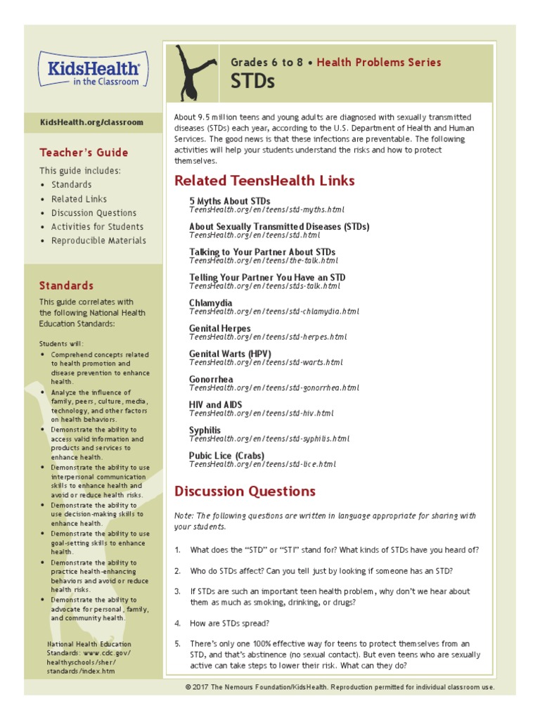 Stds PDF | PDF | Sexually Transmitted Infection | Sexual Intercourse