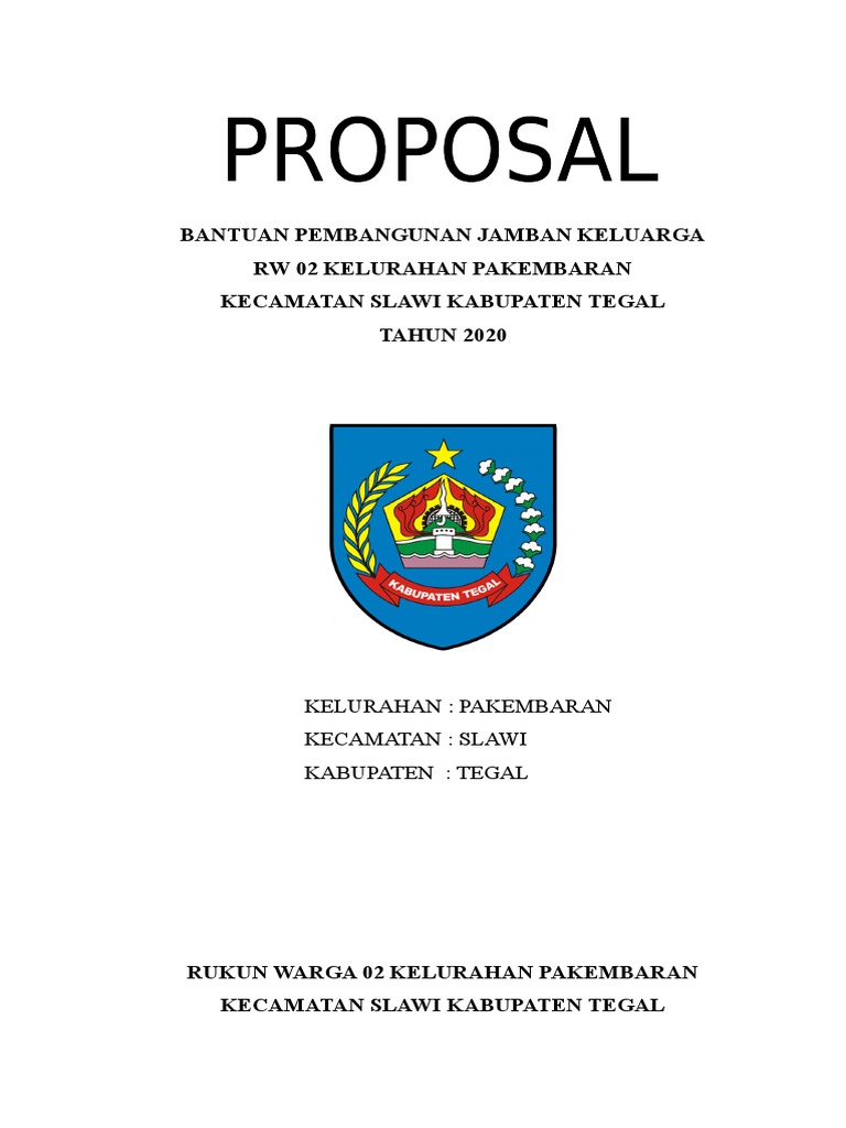 Proposal Jamban | PDF