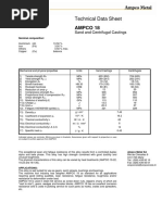 Ampco 18: Technical Data Sheet | PDF | Strength Of Materials | Alloy