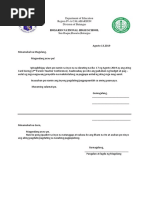 Example of Solicitation Letter Filipino | PDF