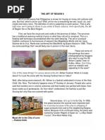 Famous Artists in Bicol Region | PDF | The Arts | Aesthetics