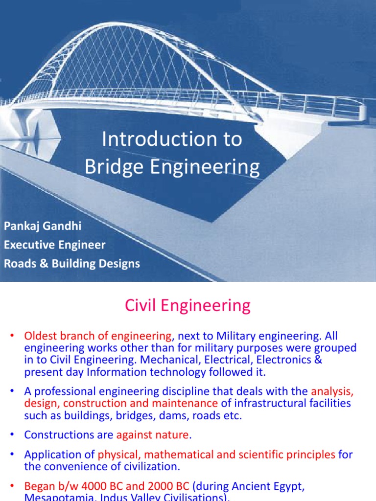 Introduction to Bridge Engineering | PDF | Bridge | Civil Engineering