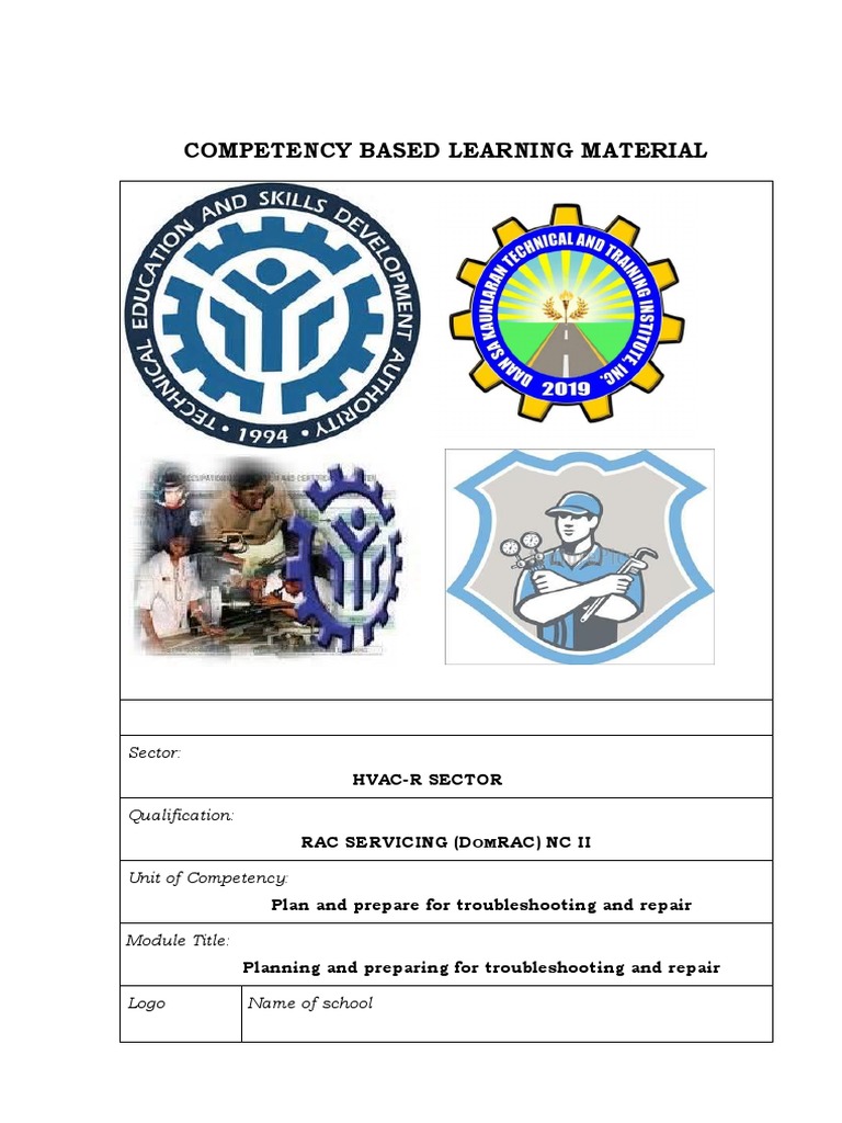 Basisto PTS 8 - CBLM - Rac Servicing1 | PDF | Chlorofluorocarbon | Chemistry