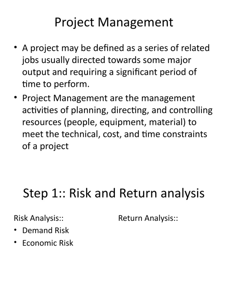Project Mana | PDF | Accuracy And Precision | Project Management