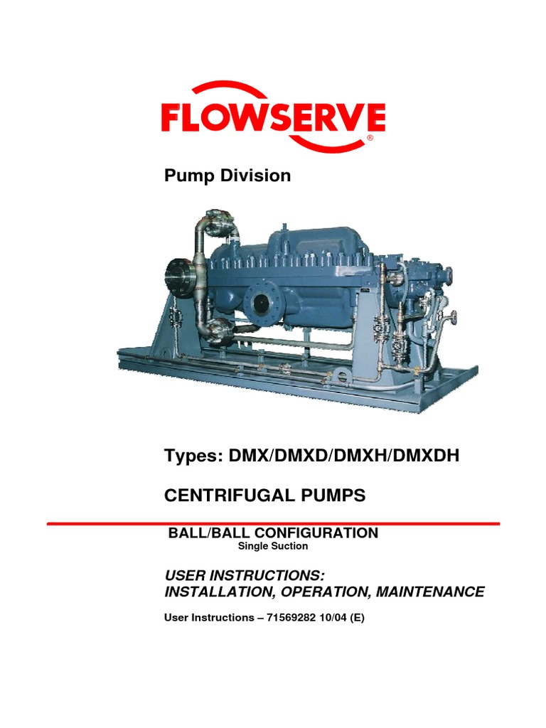 Manual Flowserve PDF | PDF | Pump | Applied And Interdisciplinary Physics