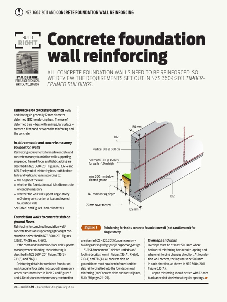Build 139 24 Build Right Concrete Foundation | PDF | Masonry | Wall