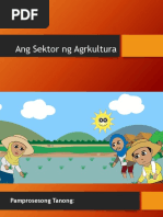 Q4 - AP9 - Week 5 - Mga Patakaran at Programa Na Nakatutulong Sa Sektor NG Agrikultura | PDF