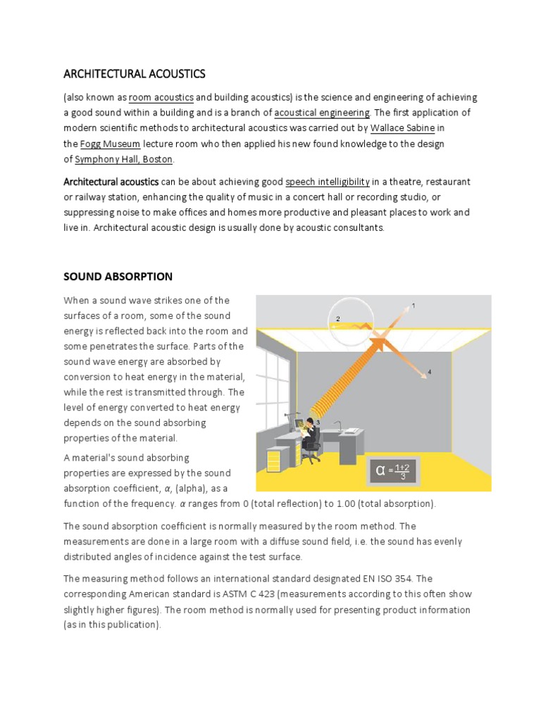 Architectural Acoustics | PDF | Loudspeaker | Acoustics