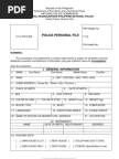 PNP ID Application Form
