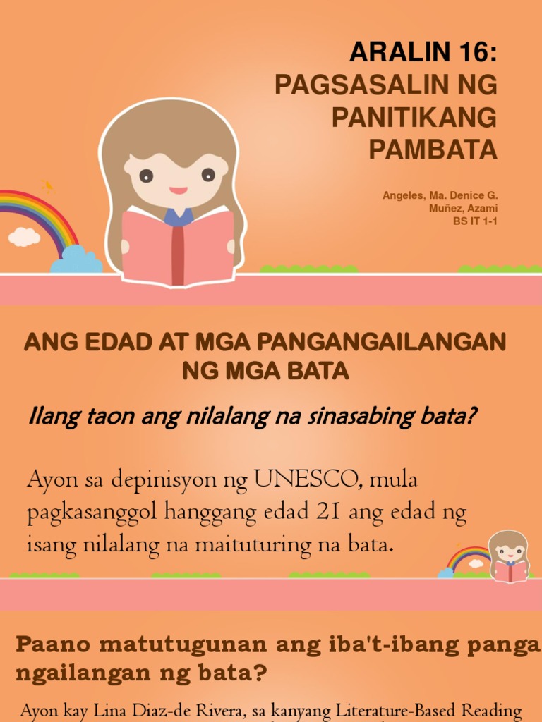 Filipino Report | PDF