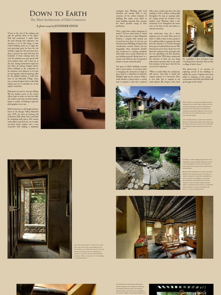 Down To Earth-Didi Contractor | PDF | Masonry | Brick