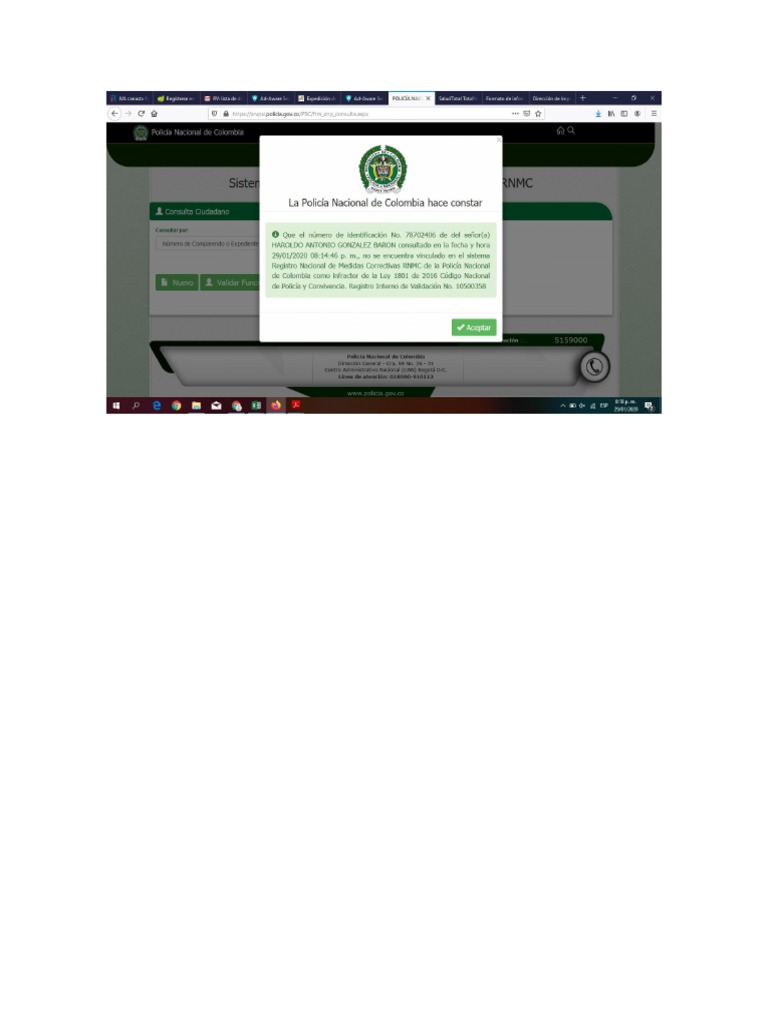 Certificado SRNM | PDF