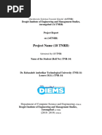B-Tech Sample Internship Report Format | PDF | Vocational Education | Science And Technology