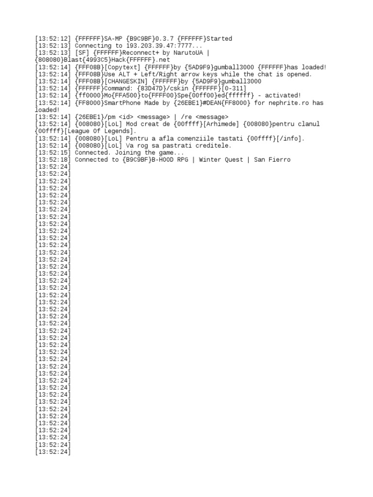 Chat Log | PDF | Business | Nature