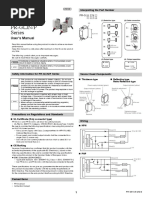 PR-M/PR-F Series: Self-Contained Miniture Photoelectric Sensor | PDF ...