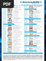 Sirius XM Channel Guide | PDF | Talk Radio | Rock Music