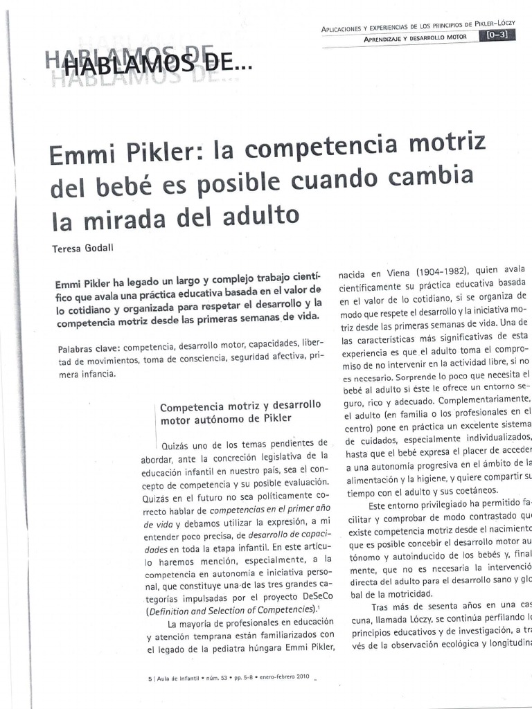 Art Emmi Pikler PDF | PDF