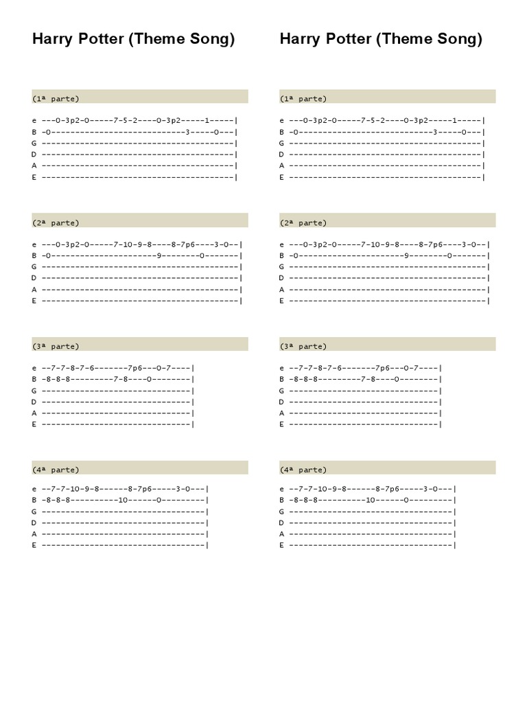 Harry Potter Theme Song Sheet Music | PDF