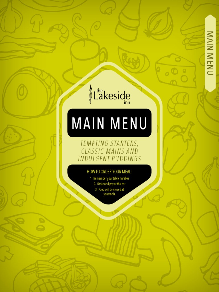 Lakeside Inn Menu | Download Free PDF | Menu | Salad