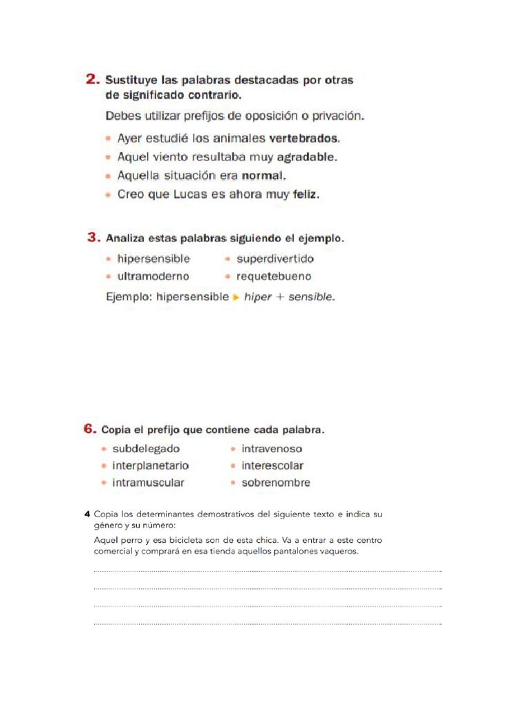 LENGUA T5 y T6 | PDF