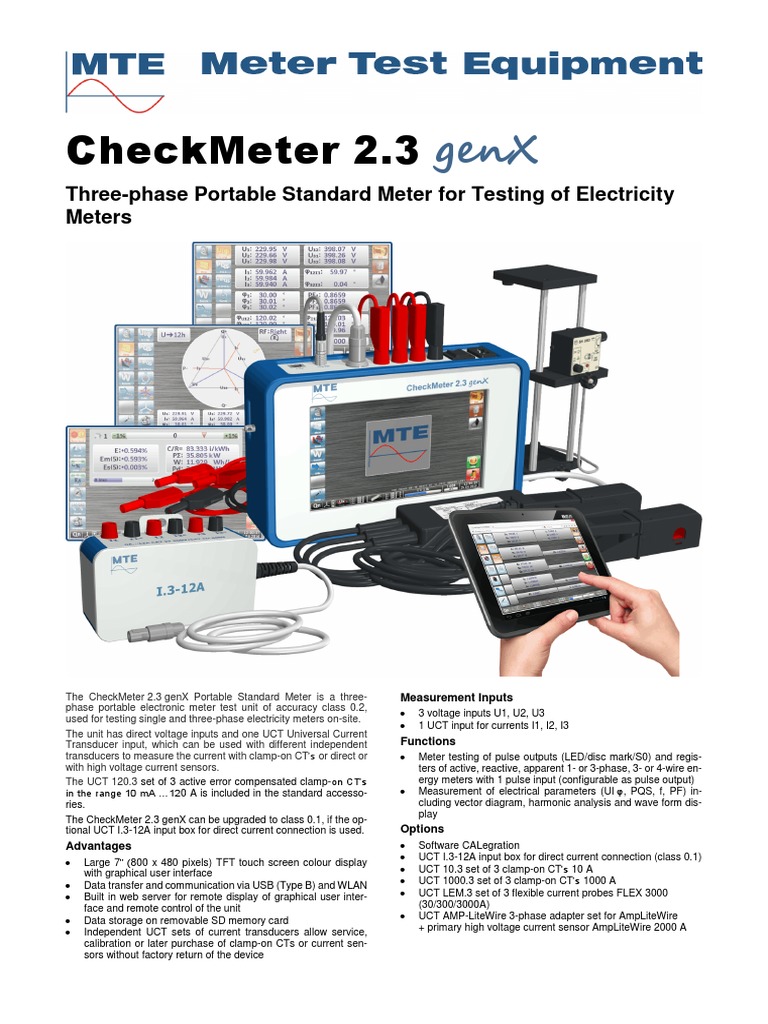 CheckMeter 2.3 genX Portable Standard Meter | PDF | Celsius ...