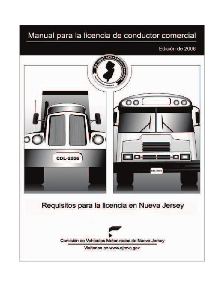 CDL - Manual - 06v - ES Conductores | PDF | Autobús | Prueba (evaluación)