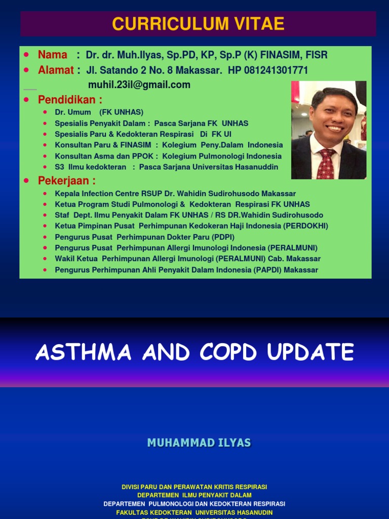 Dr. Muh. Ilyas, SP.P - Diagnosis Dan Penatalaksanaan Asma Dan PPOK | PDF