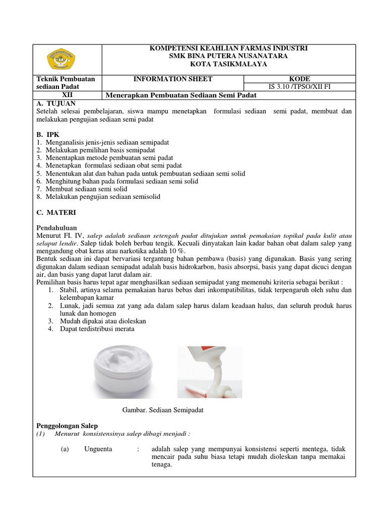 IS Sediaan Semisolid 1 | PDF