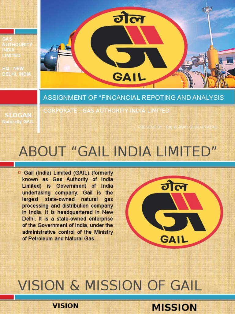 Corporate Presentation of Gail | PDF | Fuel Production | Petroleum