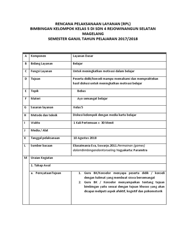 RPL BKP | PDF | Karier & Perkembangan | Pengembangan Diri
