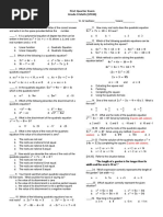 Radicals Test | PDF | Multiple Choice | Equations