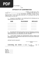 Botswana Affidavit | PDF
