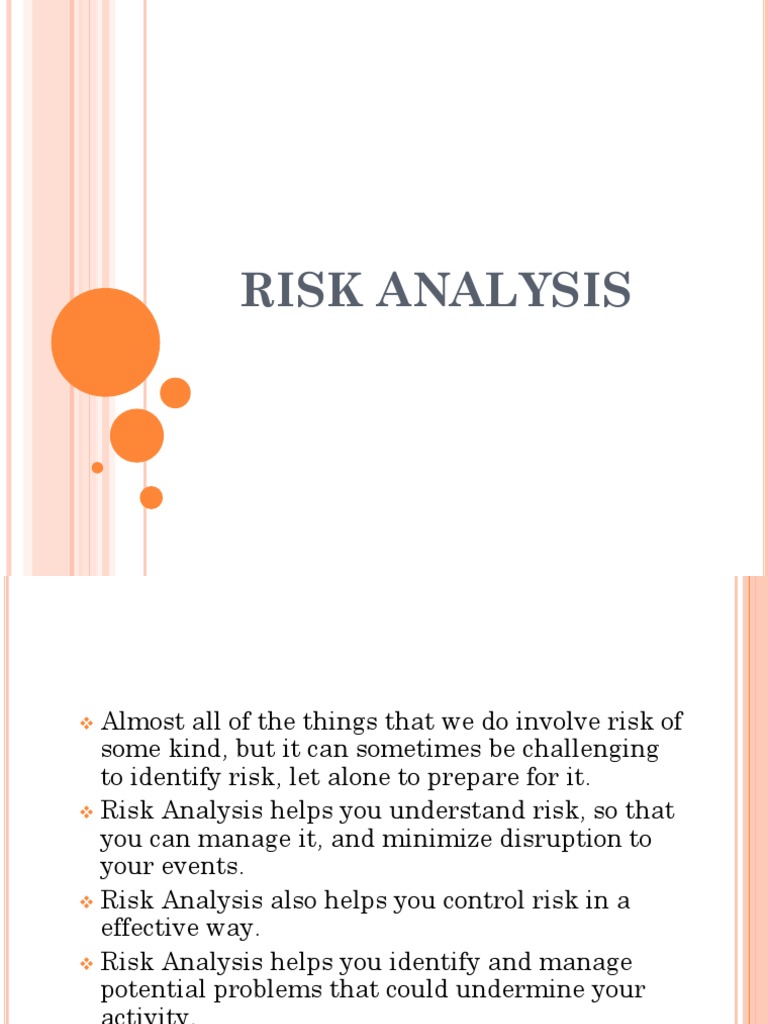 Risk Analysis Power Point | PDF | Risk Management | Risk