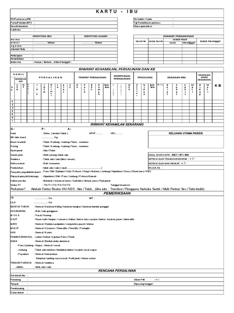 Kartu Ibu | PDF