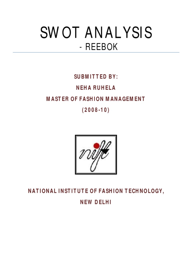 Reebok SWOT Analysis Overview | PDF | Retail | Competition