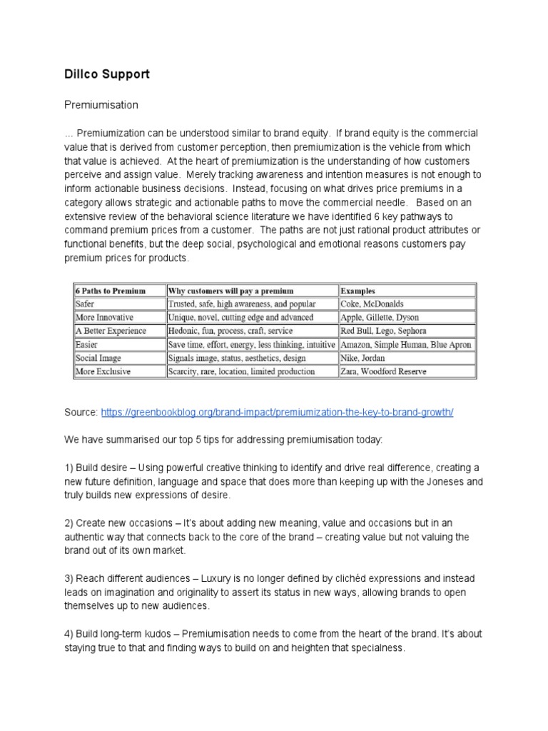 Premiumization | Download Free PDF | Market Segmentation | Brand