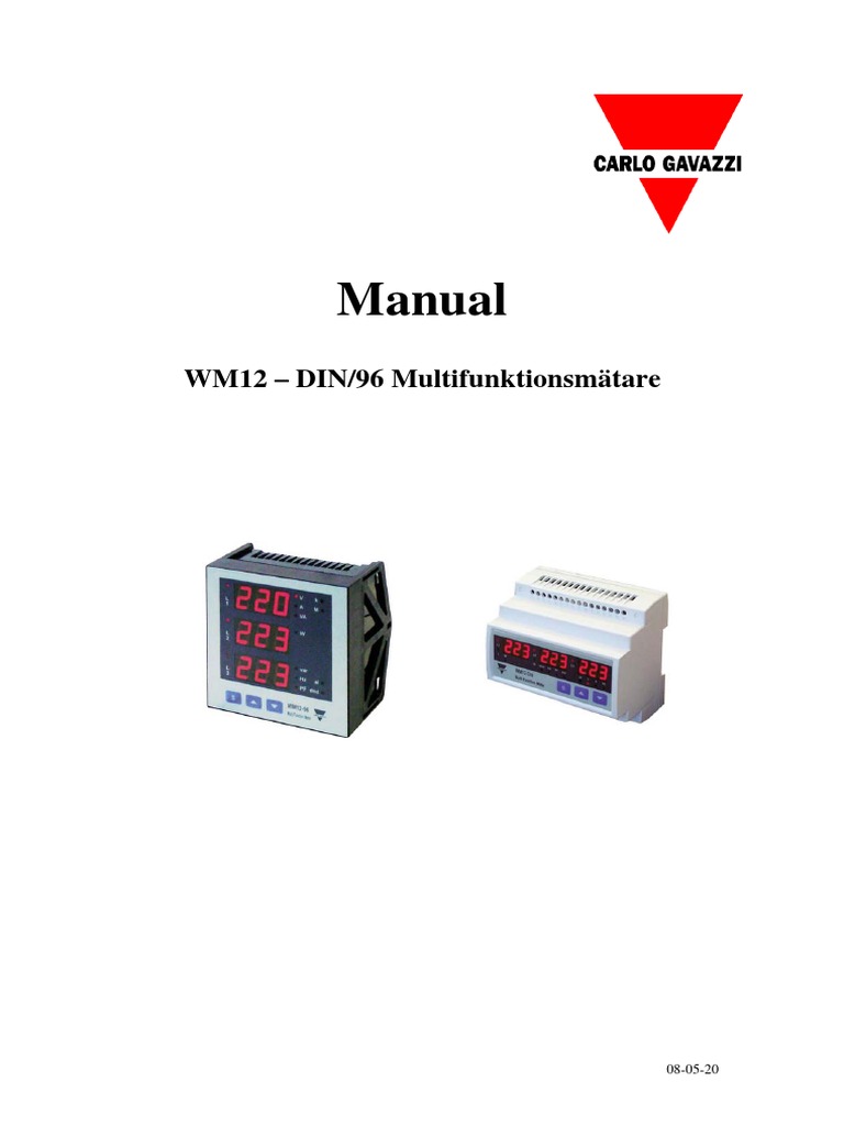 WM12 Manual SV | PDF