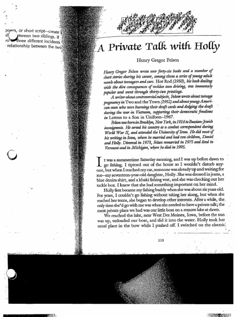 Private Talk With Holly | PDF