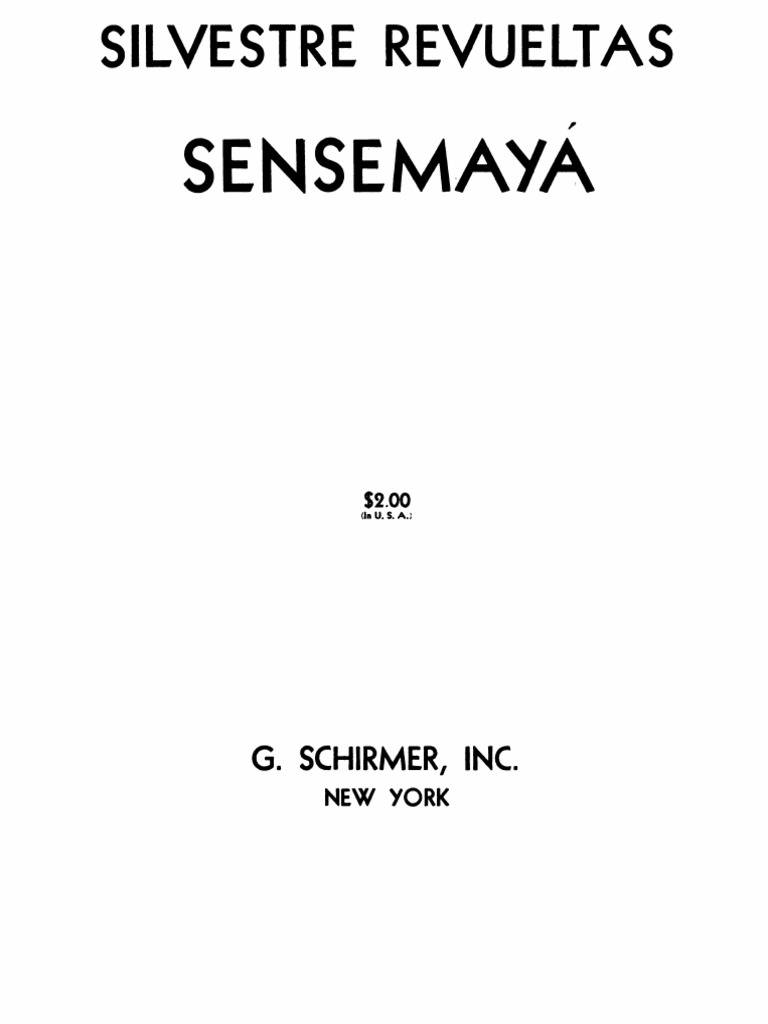 Sensemayá PDF | PDF