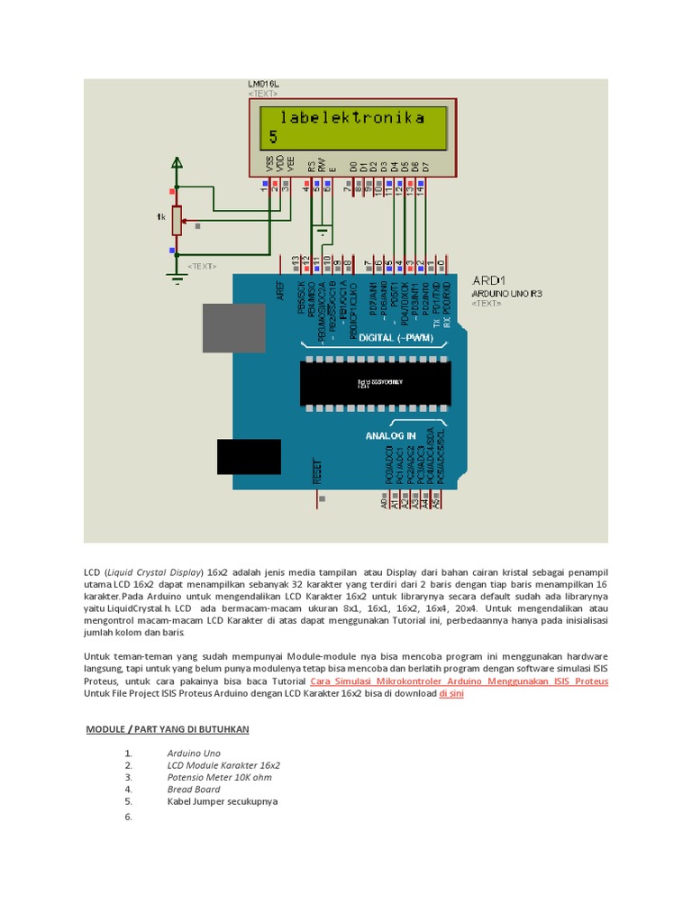 Potensio LCD | PDF