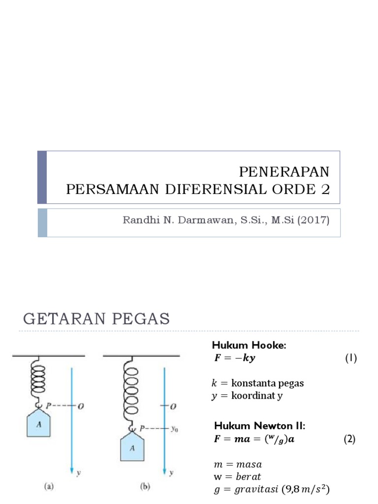 Penerapan PD Orde Ii | PDF