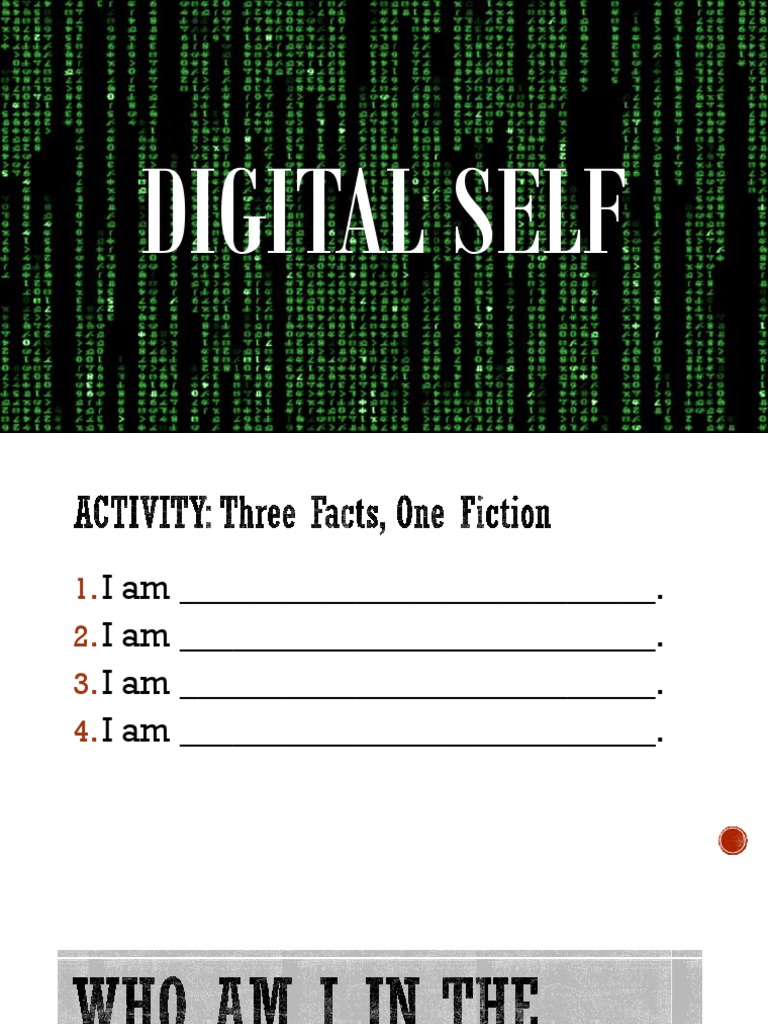 DIGITAL SELF (Understanding the Self) | Gender | Gender Studies