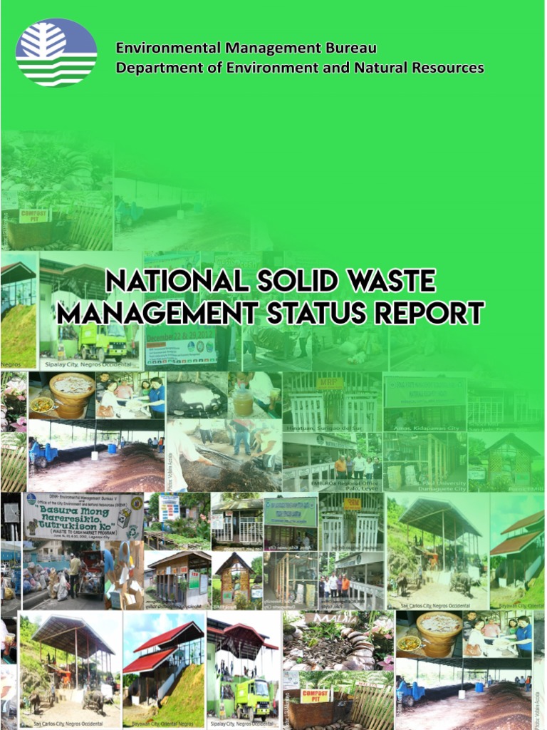 National Solid Waste Management Status Report 2008 2018 PDF | PDF ...