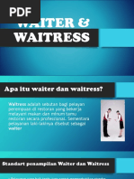 Contoh Prosedur Instruksi SOP Waiter Restoran | PDF