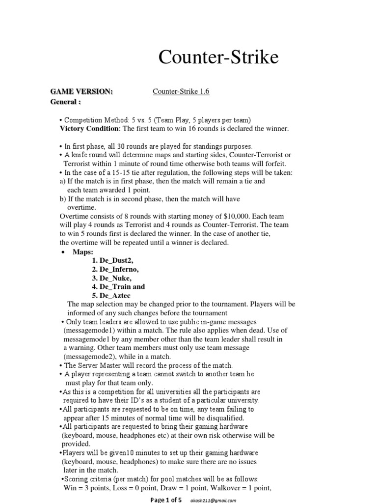 Cs Rules | PDF | Professional Wrestling | Sports