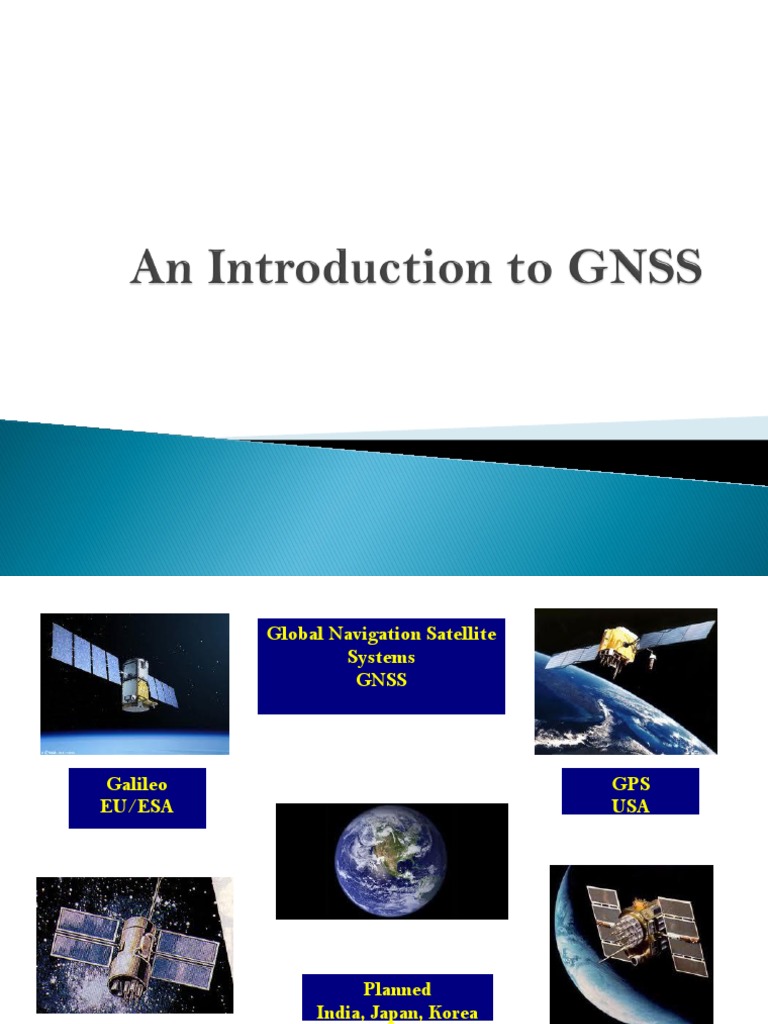 An Introduction To GNSS | PDF | Global Positioning System | Satellite